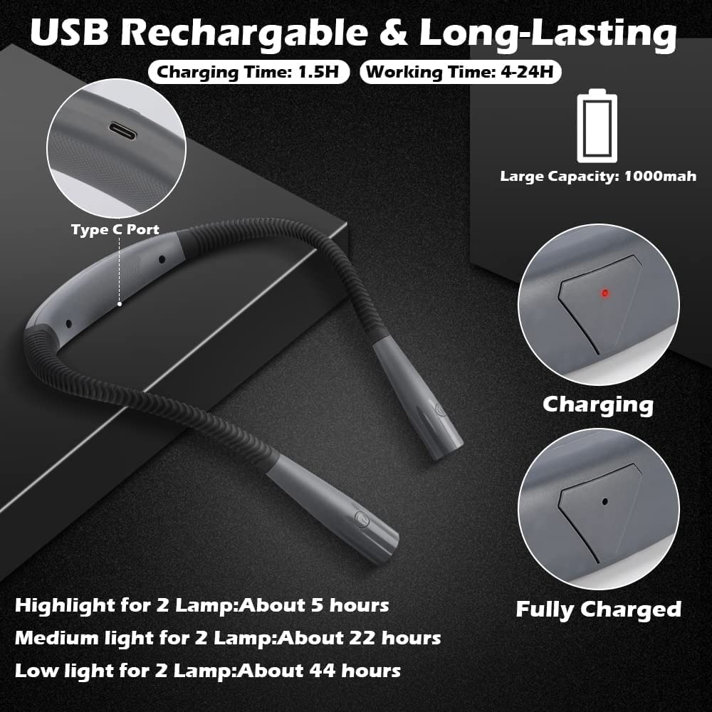 Rechargeable Round Neck Light - Clearance Sale
