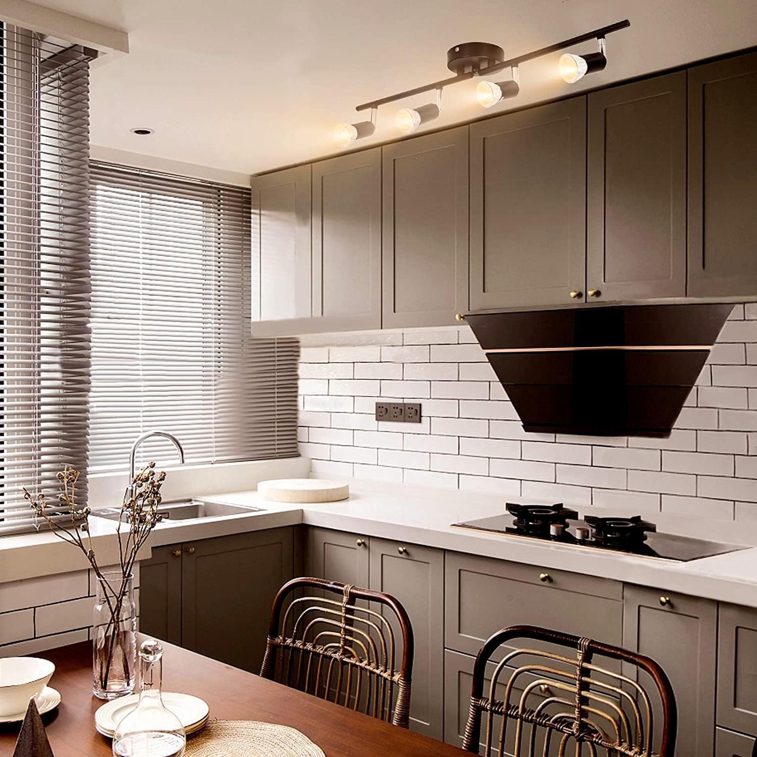 Led Ceiling Light Rotatable 4 way adjustable modern ceiling spotlights