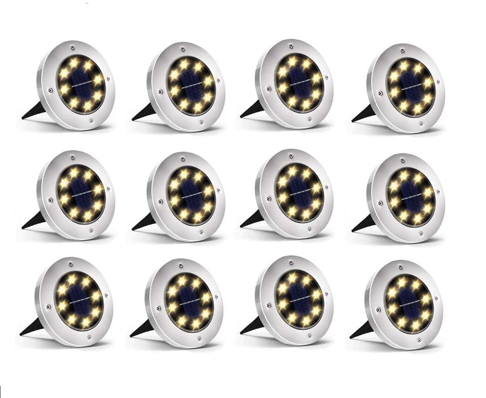 Buy Outdoor Solar Ground Lights | LED Waterproof Solar Pathway Lights ...