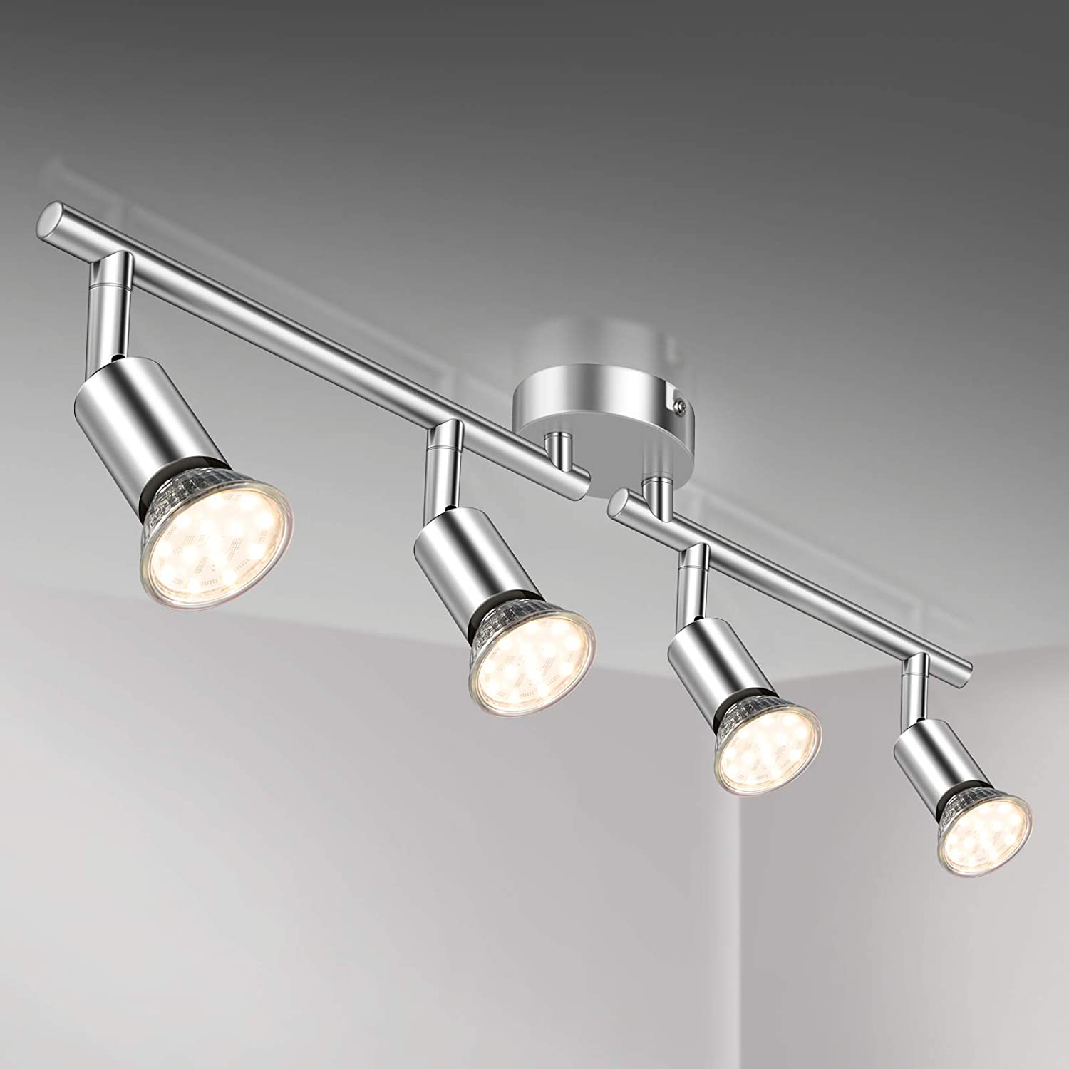 Led Ceiling Light Rotatable 4 way adjustable modern ceiling spotlights