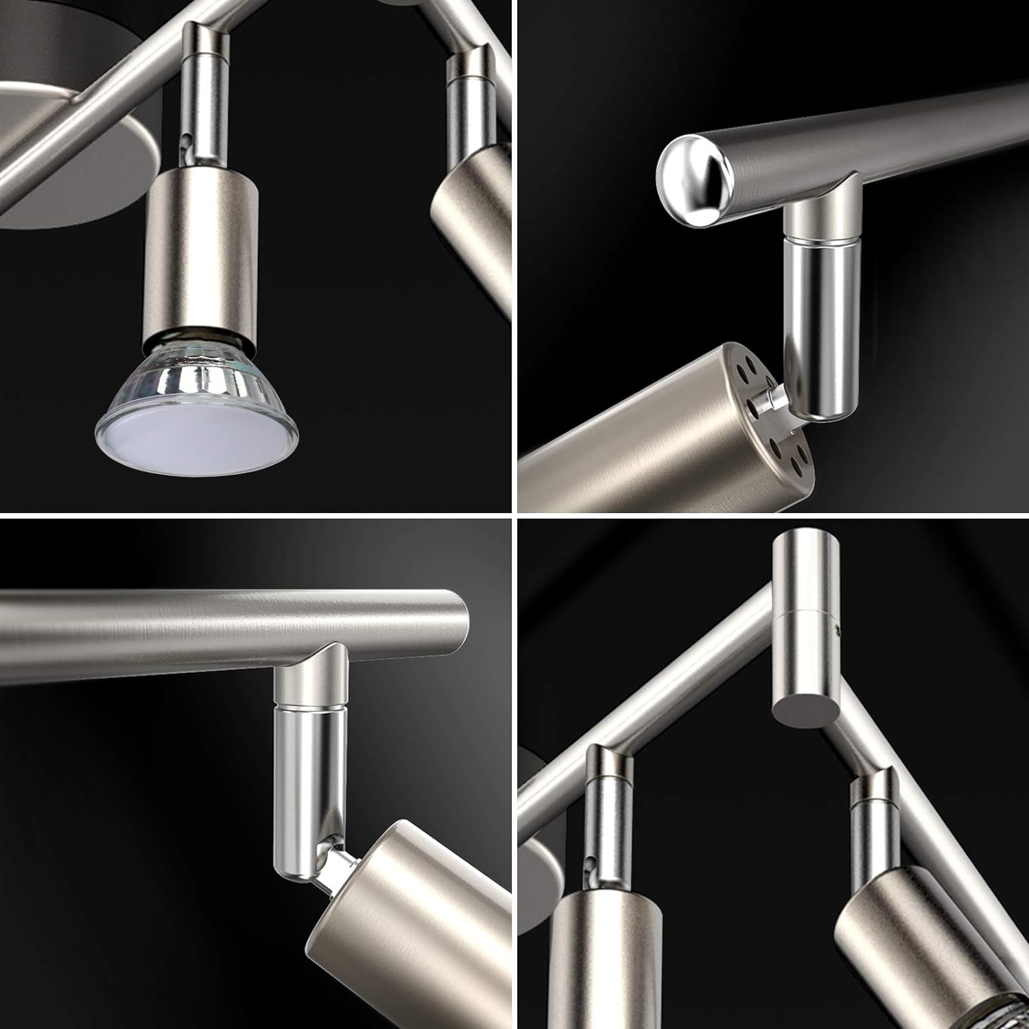 LED Ceiling Light Rotatable, 6 Way LED Ceiling Spotlight