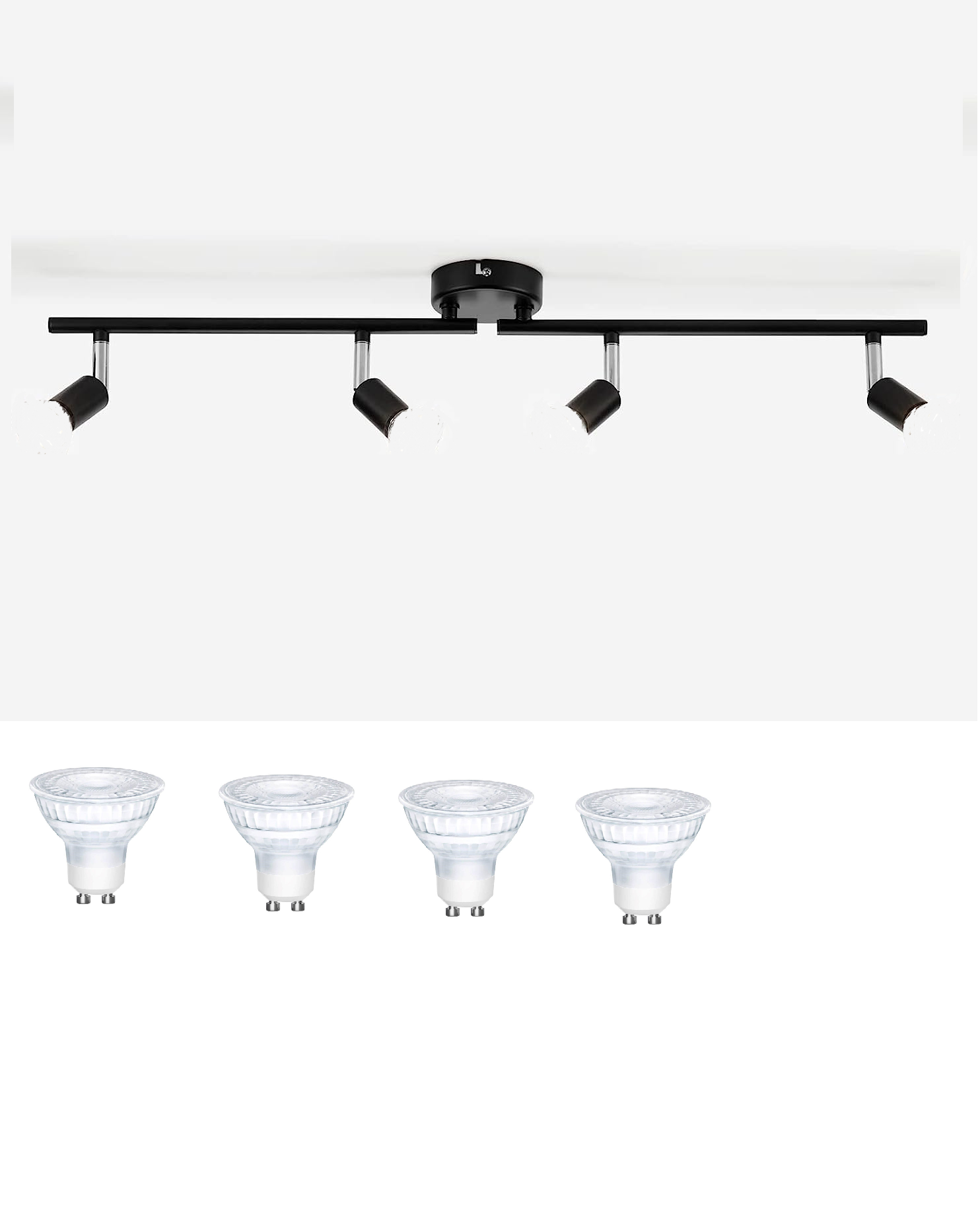 LED Ceiling Light Rotatable | 4 Way Adjustable Modern Ceiling ...
