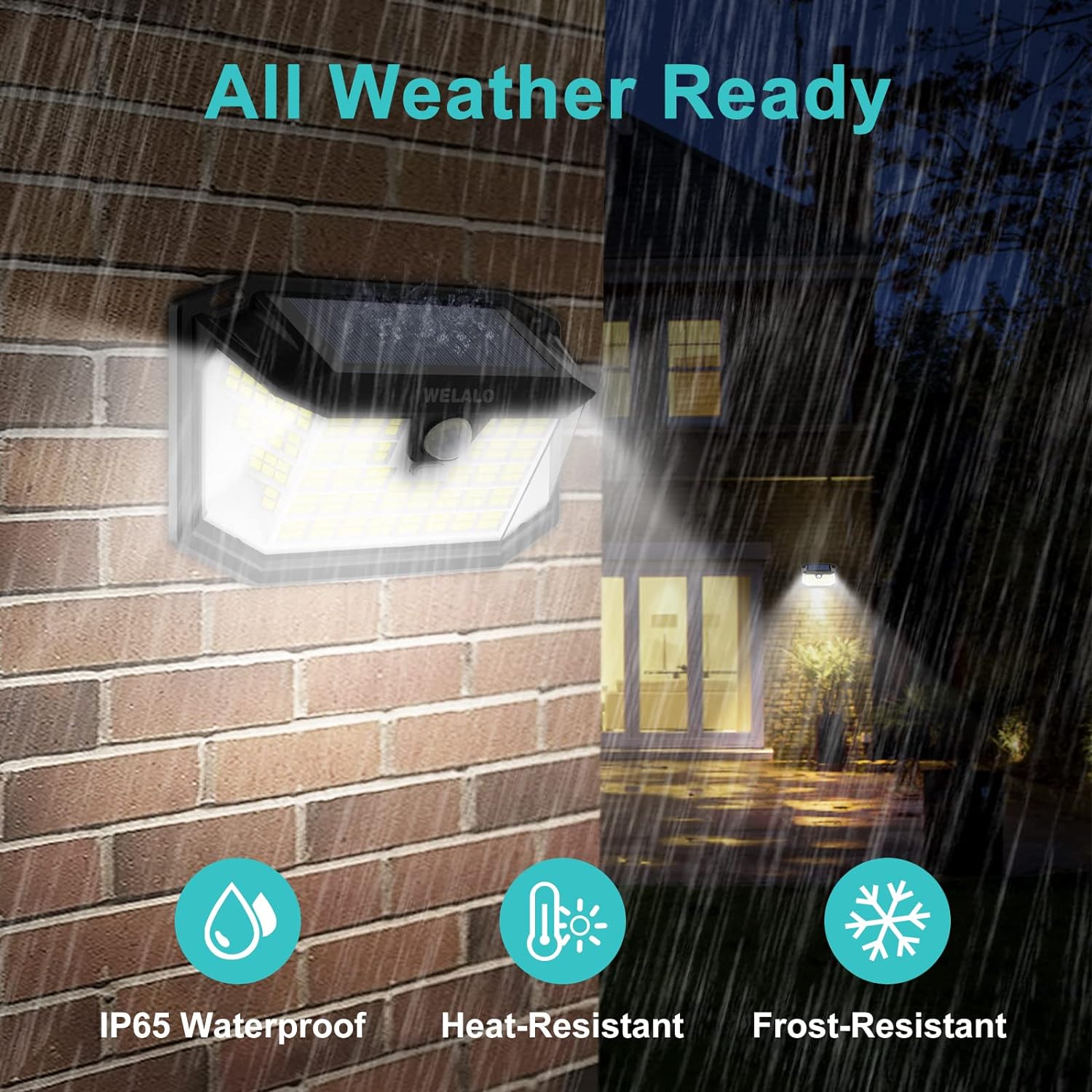 Solar Security Lights, 188 LED Solar Motion Sensor Lights