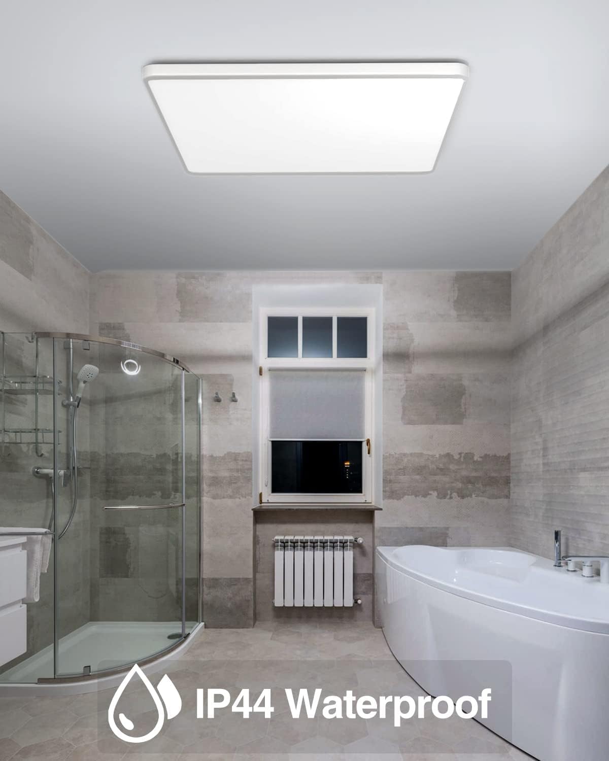 Square Bathroom Ceiling Lights White - Waterproof Bathroom Light