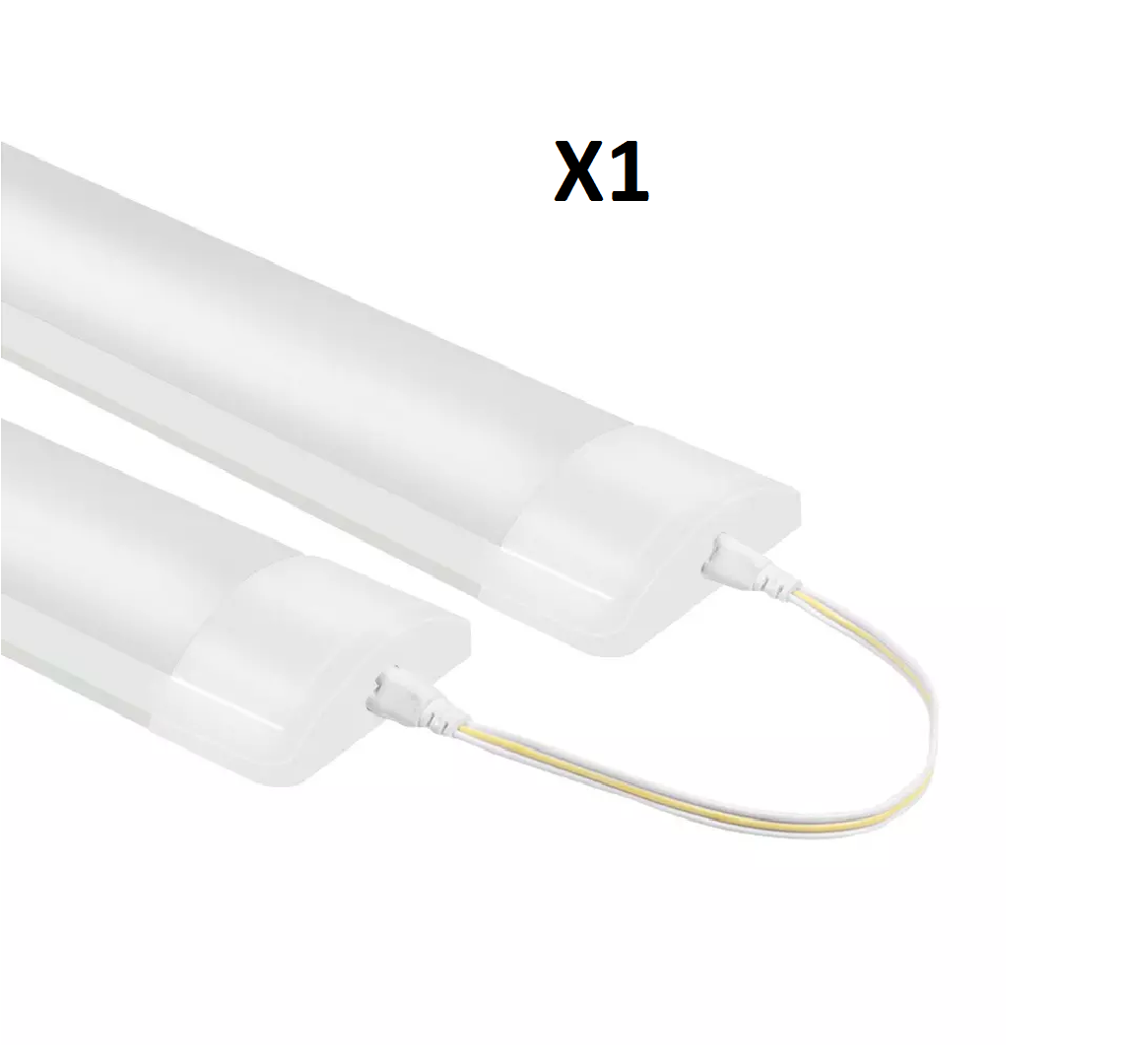 Slim LED Batten Light – 6500K Daylight Fluorescent Strip Light for ...