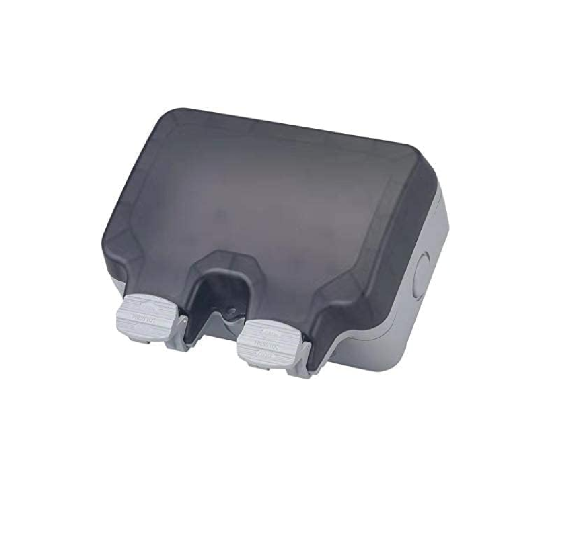 Outdoor Double Pole Switched Socket Box - Waterproof, Durable, and IP66 ...