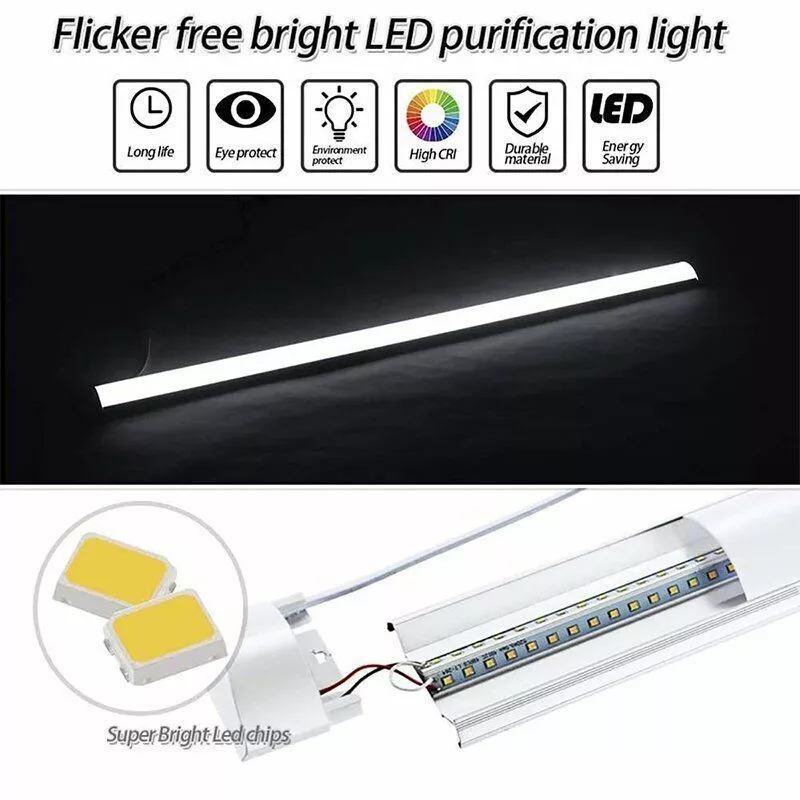 4FT LED Batten Tube Lights – Ultra-Bright Daylight Fixtures for Office ...