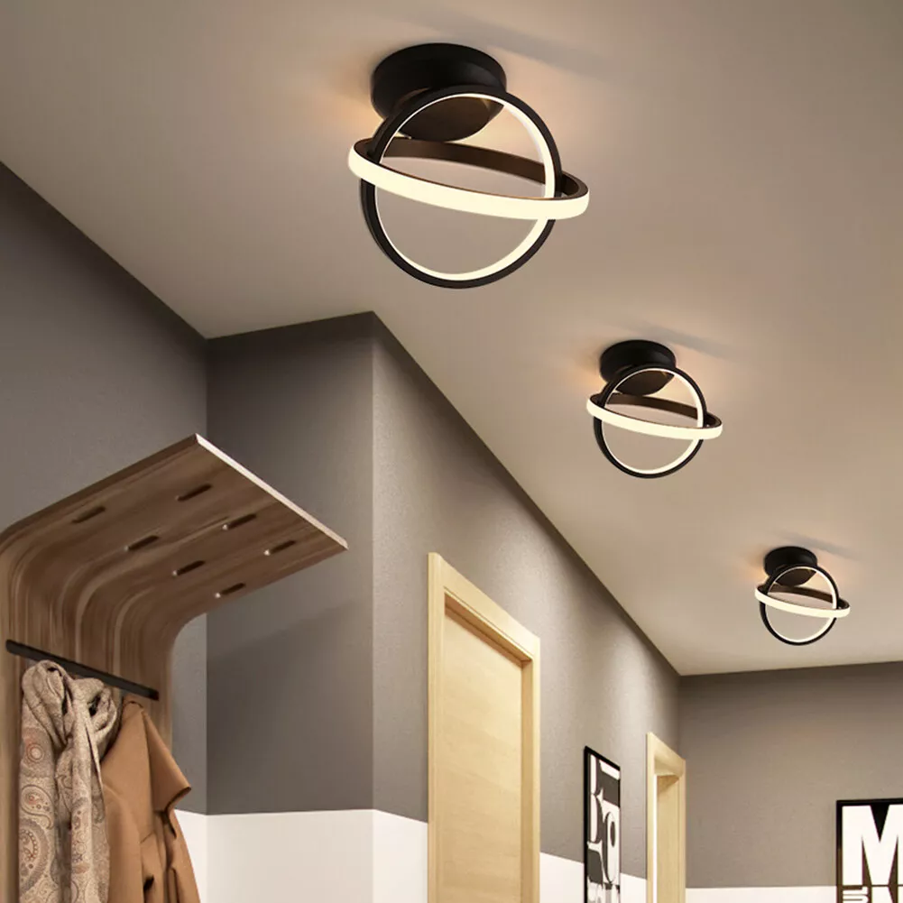 20W Modern Round LED Ceiling Light – Tricolor Dimmable Flush Mount ...