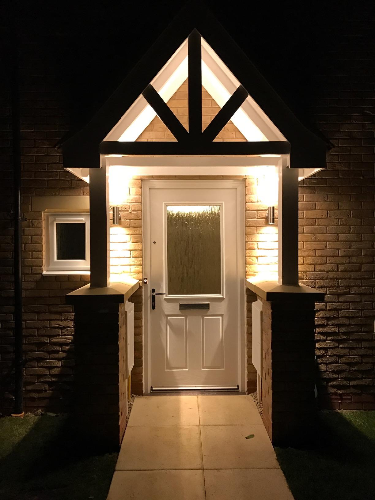 Stainless Steel Up-Down Outdoor Wall Light | IP65 Weatherproof