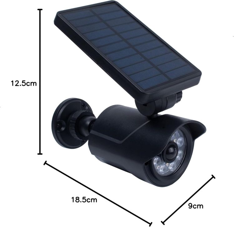 8 LED Dummy Camera Security Light – Alpha Lights
