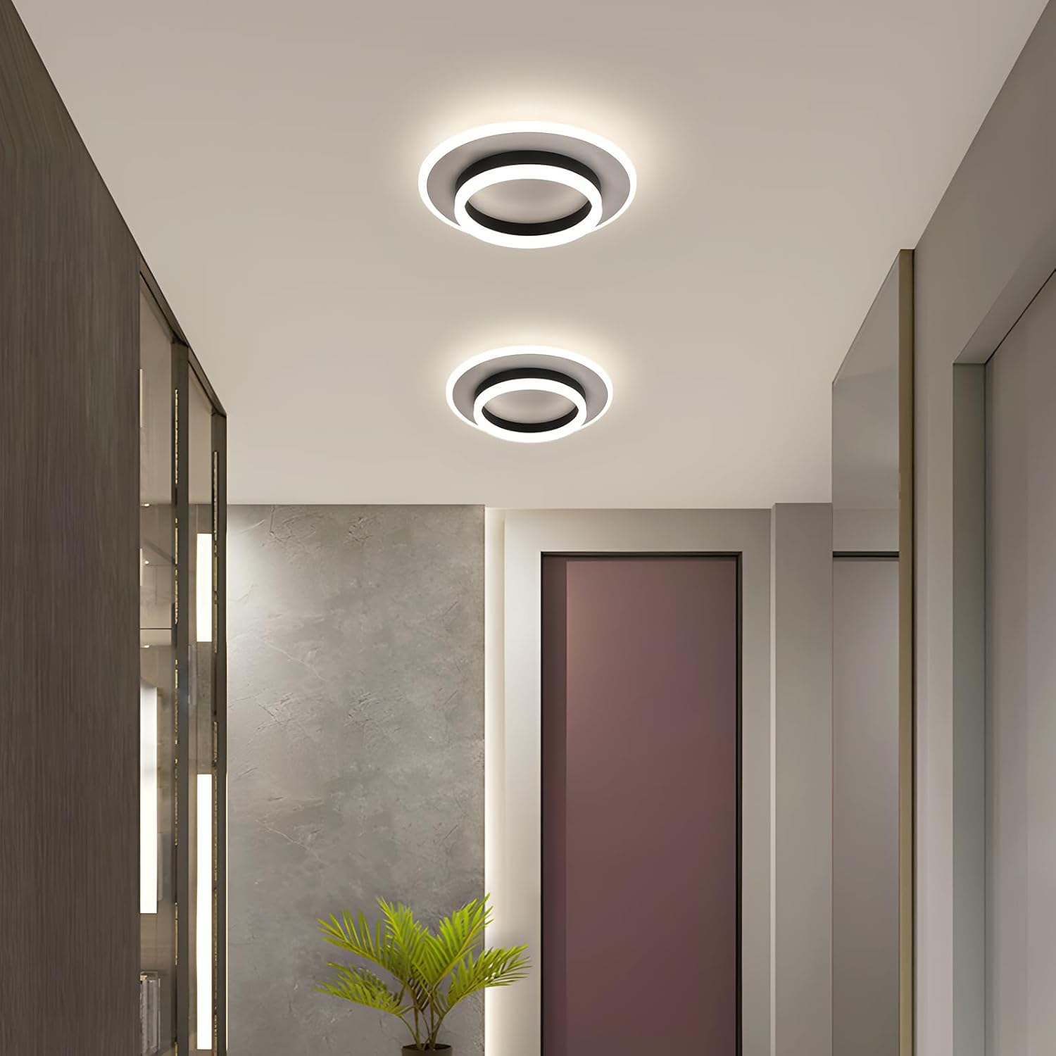 Modern 28W Round LED Ceiling Light | 3150LM 4500K Acrylic Fixture