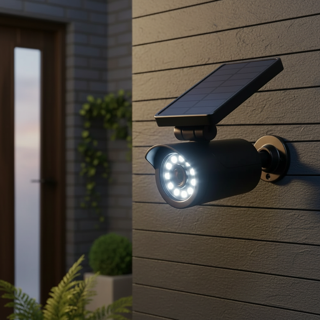 Dummy CCTV Solar Light - Motion Sensor LED Security Camera