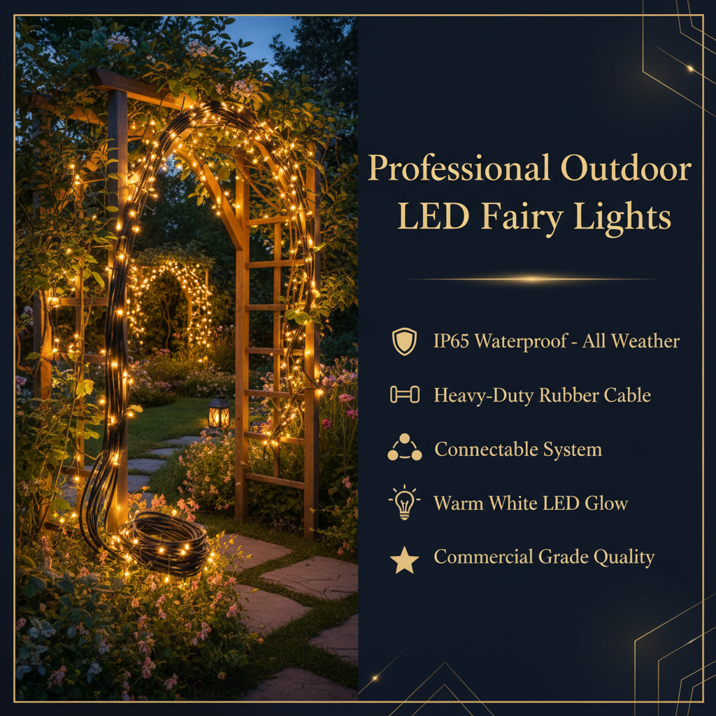 Outdoor LED Fairy Lights | IP65 Connectable Warm White